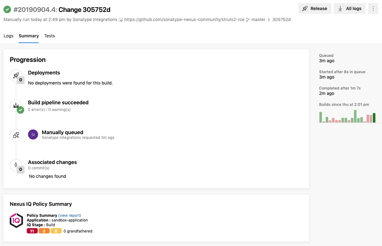 Nexus IQ for Azure DevOps - Visual Studio Marketplace